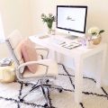 Bloggers' Office Decor: Glam White VERSUS Mysterious Dark? - The ...