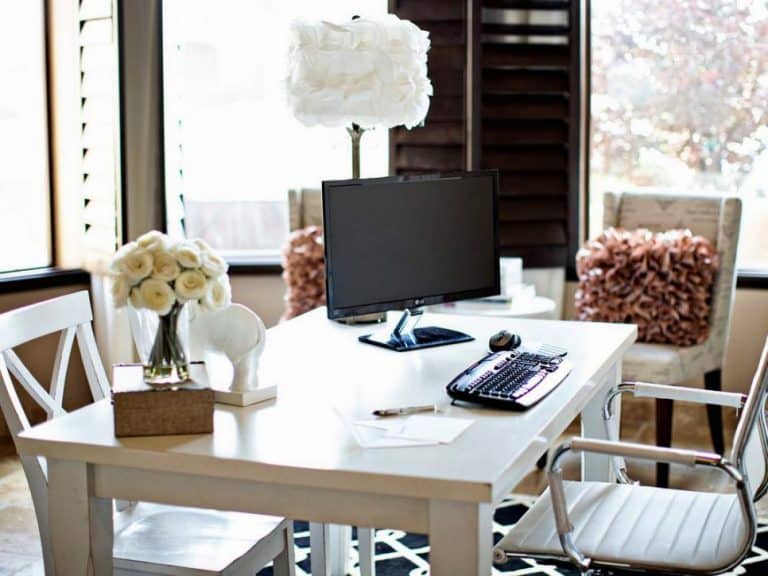 Bloggers' Office Decor: Glam White VERSUS Mysterious Dark? - The ...