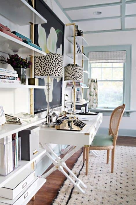 Bloggers' Office Decor: Glam White VERSUS Mysterious Dark? - The ...