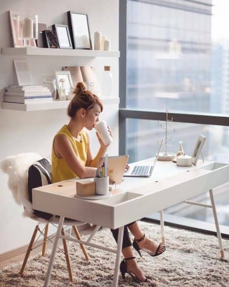 Bloggers' Office Decor: Glam White VERSUS Mysterious Dark? - The ...