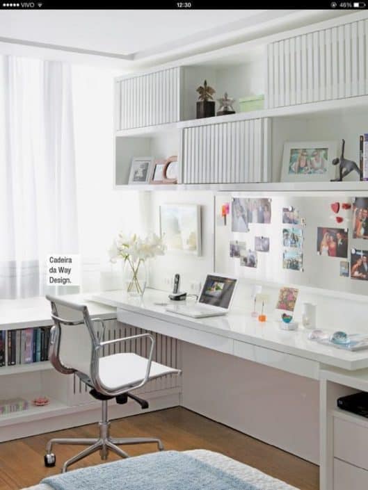 Bloggers' Office Decor: Glam White VERSUS Mysterious Dark? - The ...