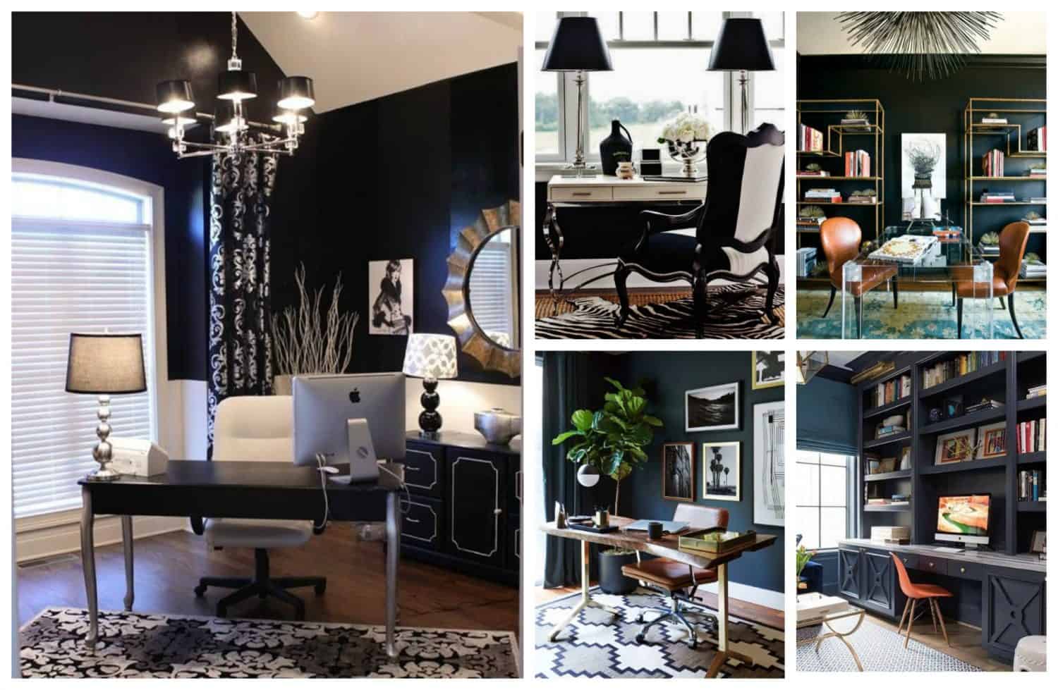 Bloggers' Office Decor: Glam White VERSUS Mysterious Dark? - The ...