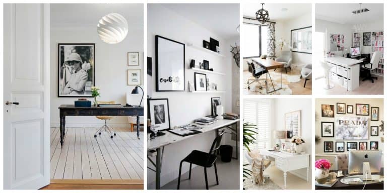 Bloggers' Office Decor: Glam White VERSUS Mysterious Dark? - The ...