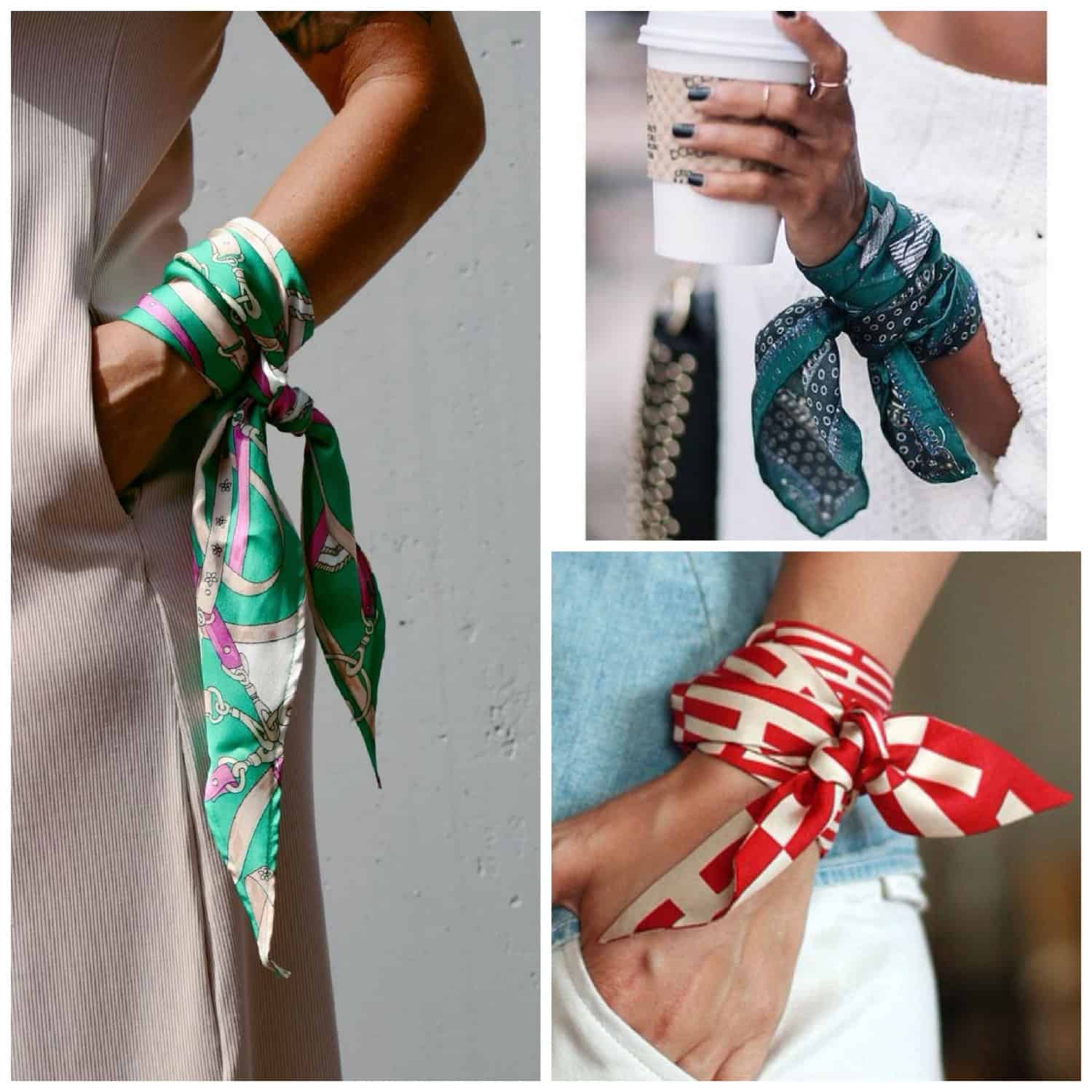 Trend report: 7 ways to wear SILK SCARVES in 2025 summer